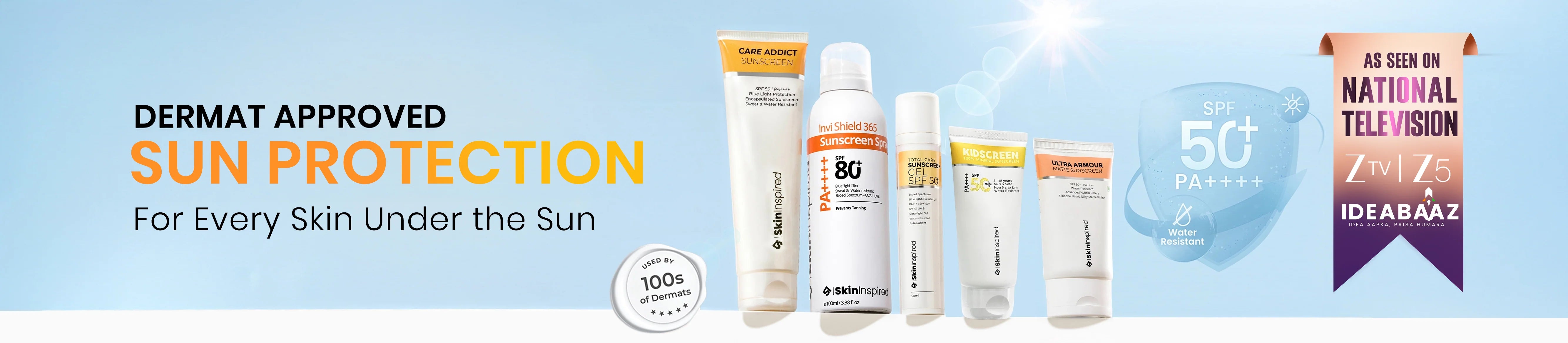 Buy Best Sunscreen Online for Men & Women In India – SkinInspired