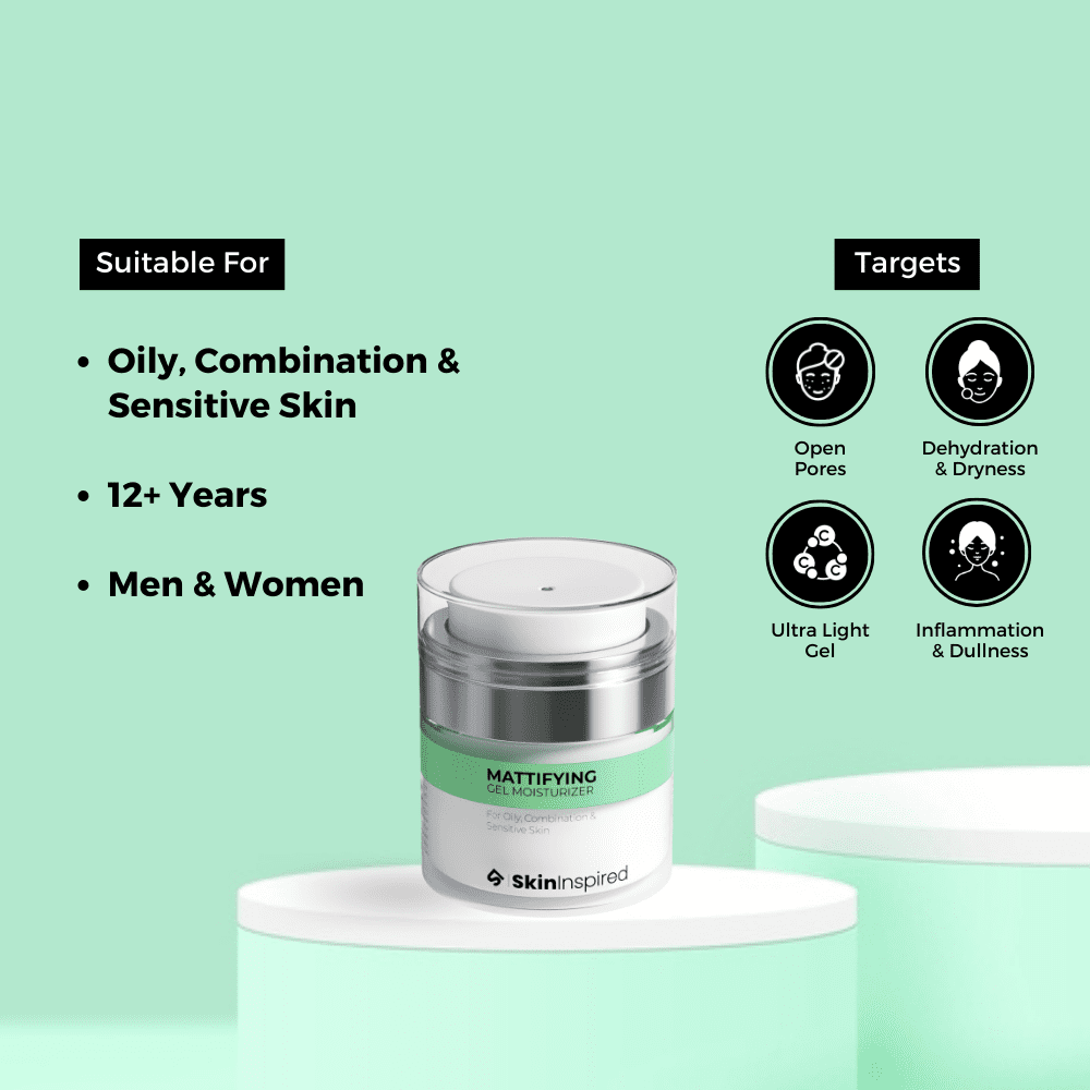 Mattifying Gel Moisturizer (50g) – SkinInspired