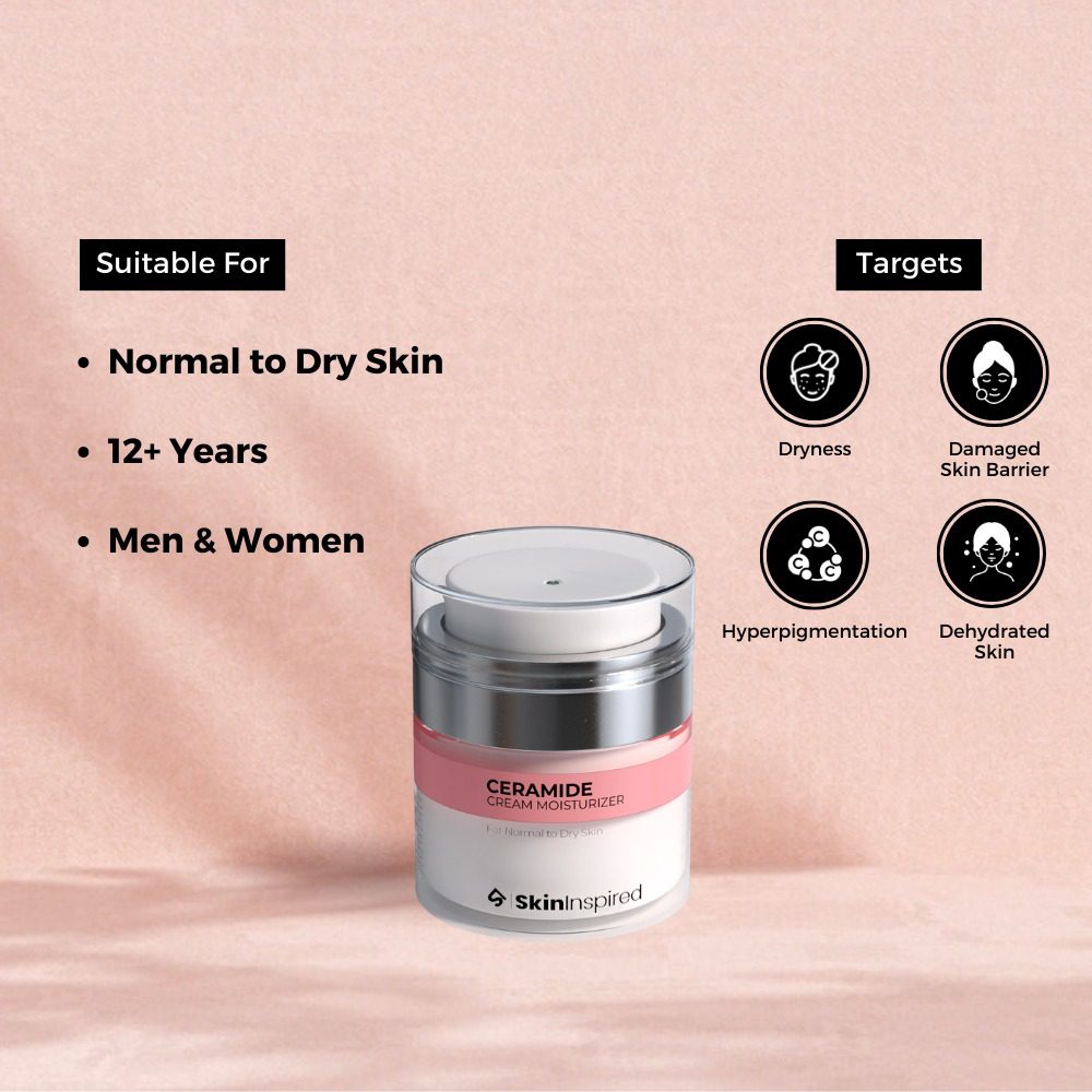 Ceramide Cream Moisturizer (50g) – SkinInspired