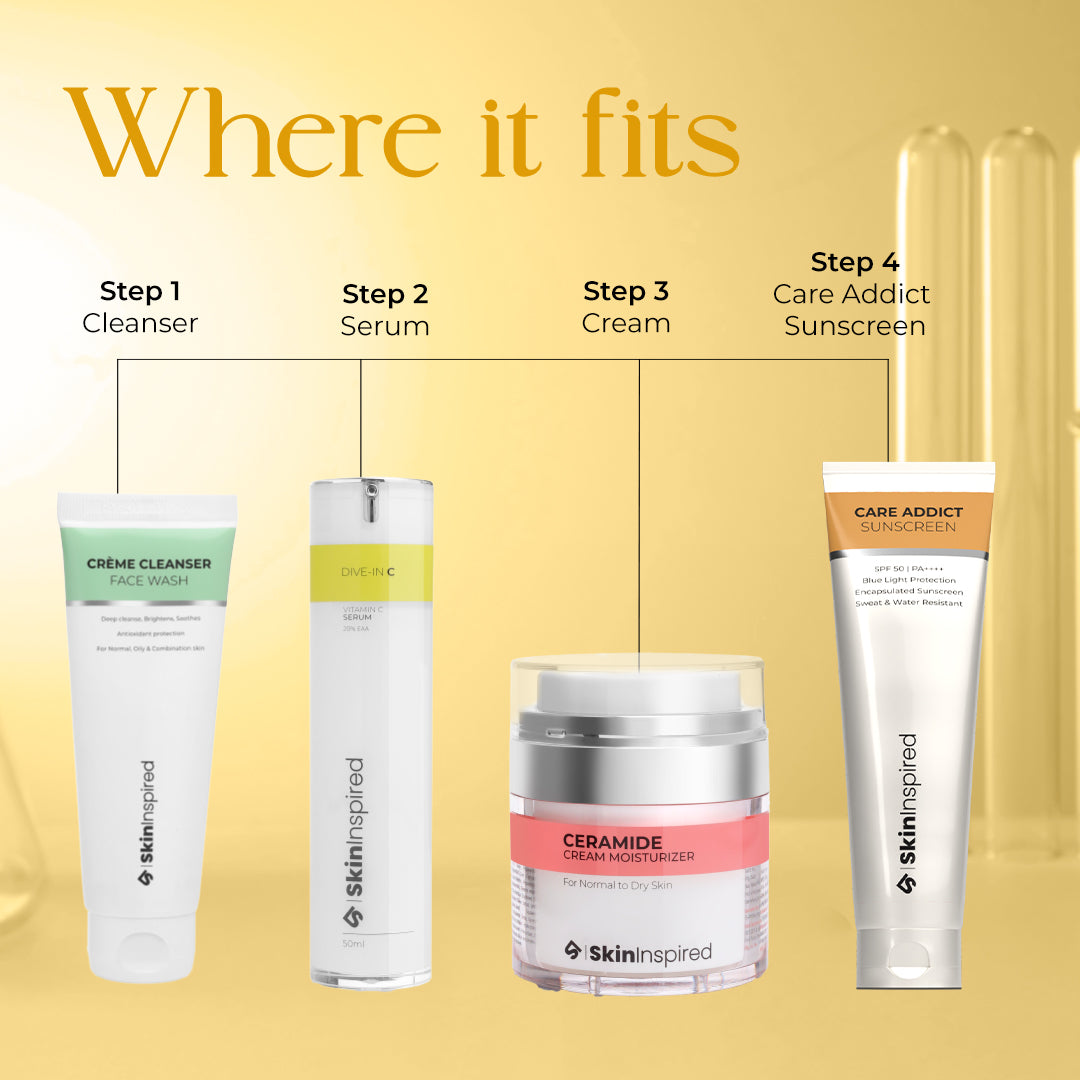 SkinInspired Care Addict Sunscreen | SPF 50+ PA++++ | 3X Bigger