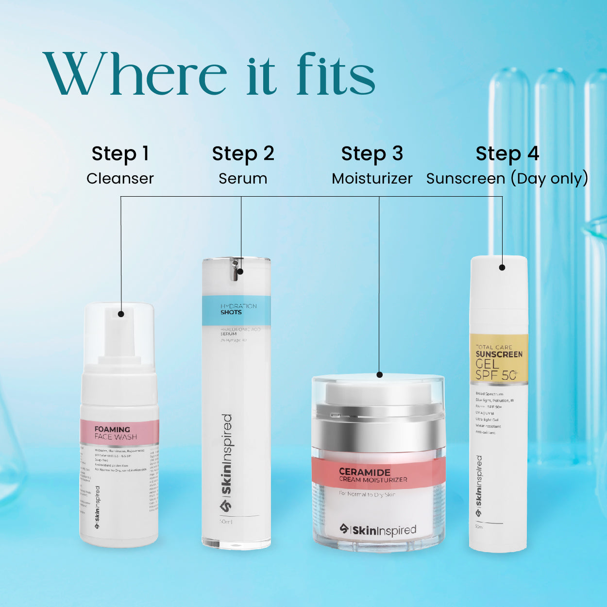 SkinInspired Hydration Shots Hyaluronic Acid Face Serum | 67% Bigger